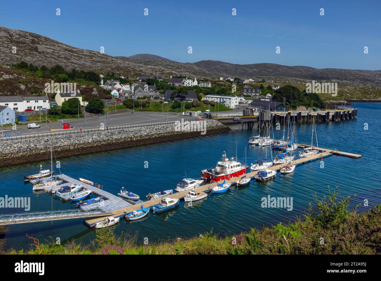 Tarbert, Isle of Harris is a charming ferry village at the crossroads ...