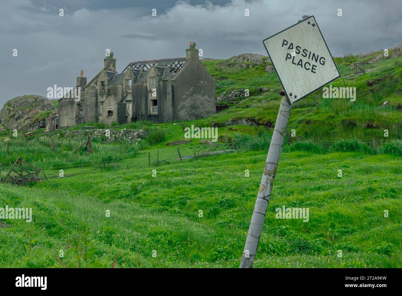 Passing places are iconic on the small single-track roads in the South ...