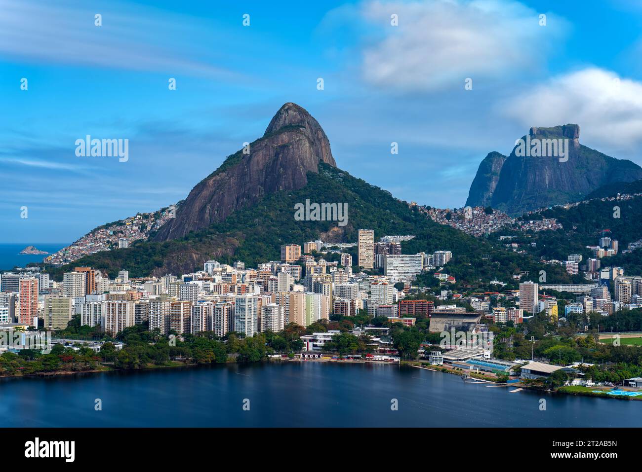 Breathtaking View of Residential Buildings Surrounding Lagoa, Rio de ...