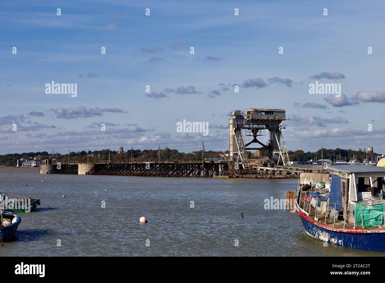 Harwich Train Ferry Berth Stock Photo - Alamy