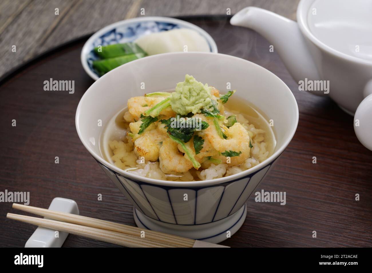 Tencha, a Japanese Tempura dish Stock Photo - Alamy