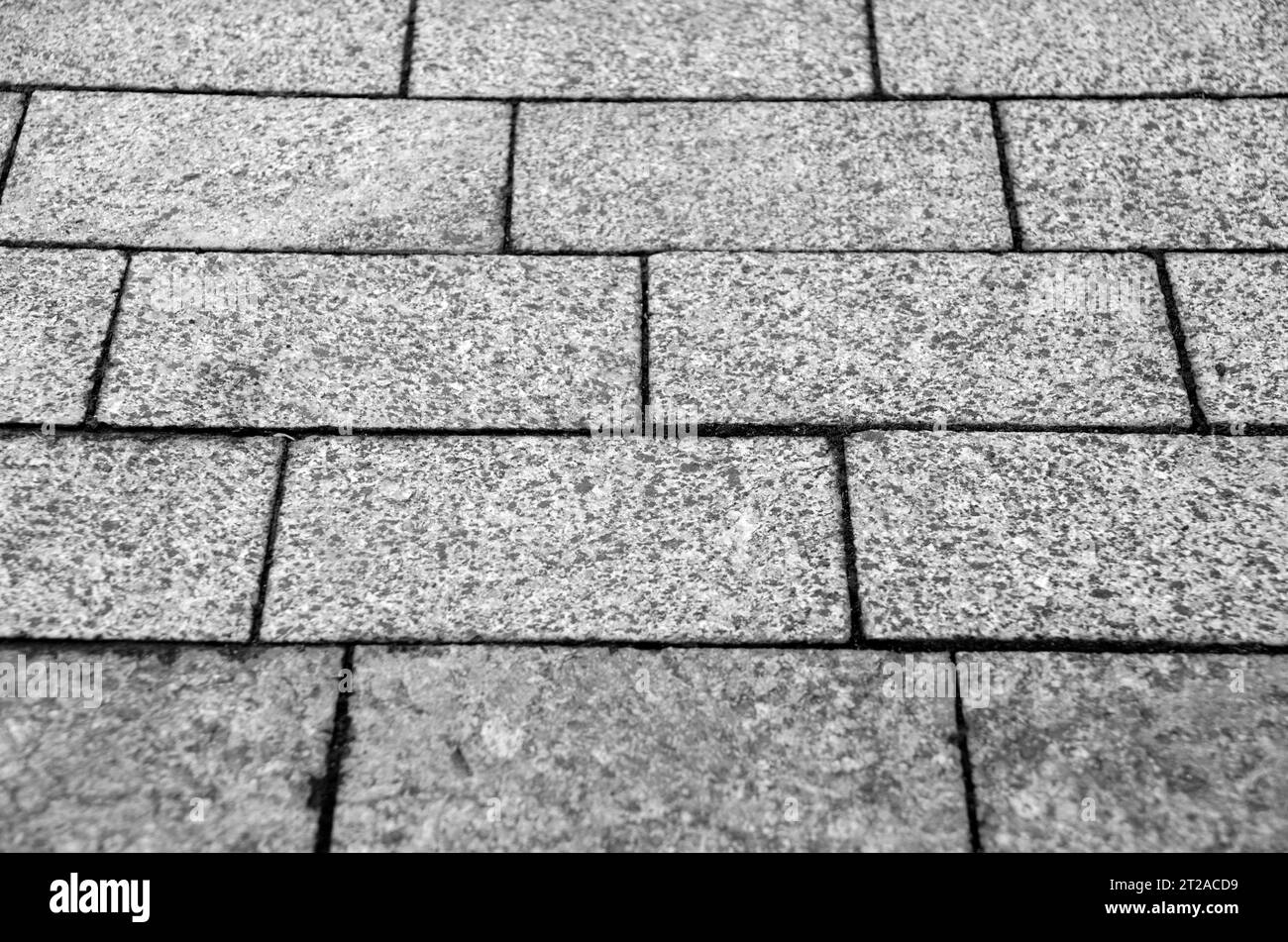 Road stone pavement texture, grey bricks black and white pattern Stock ...