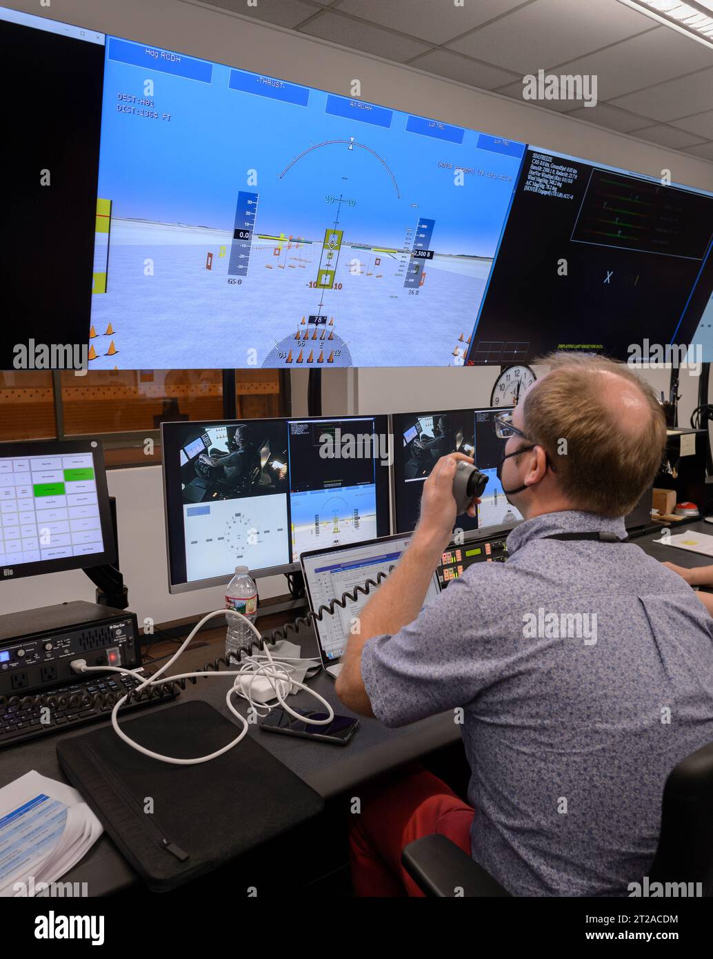 Thomas Lombaerts performed AFCM FAA-2 flight simulations alone in the ...