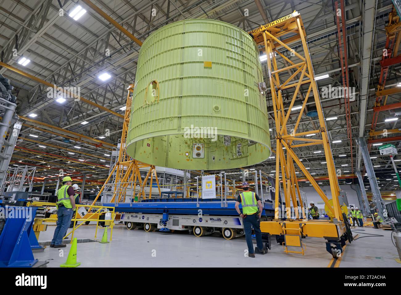 NASA Moves Core Stage 3 Intertank. Technicians at NASA’s Michoud ...
