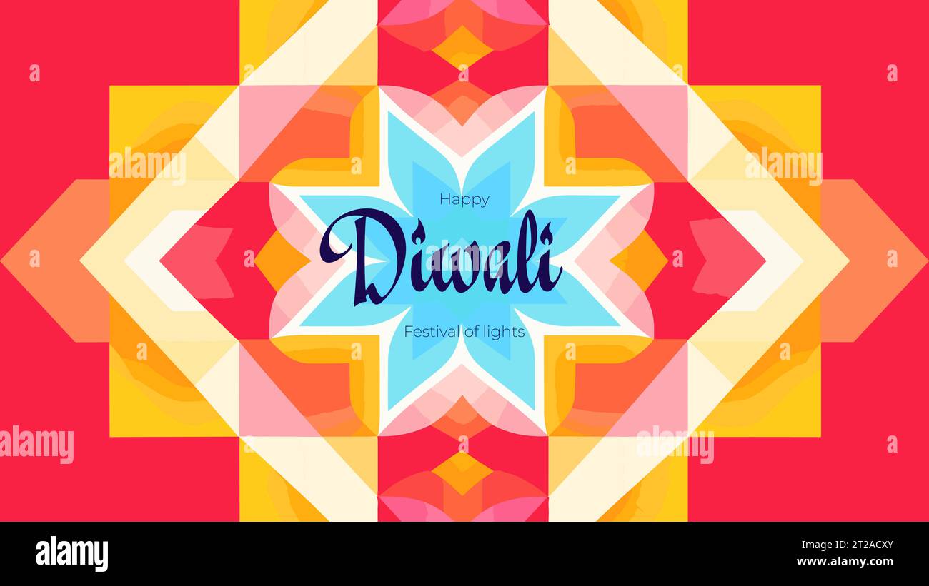 Diwali festival flyer design diya Stock Vector Images - Alamy