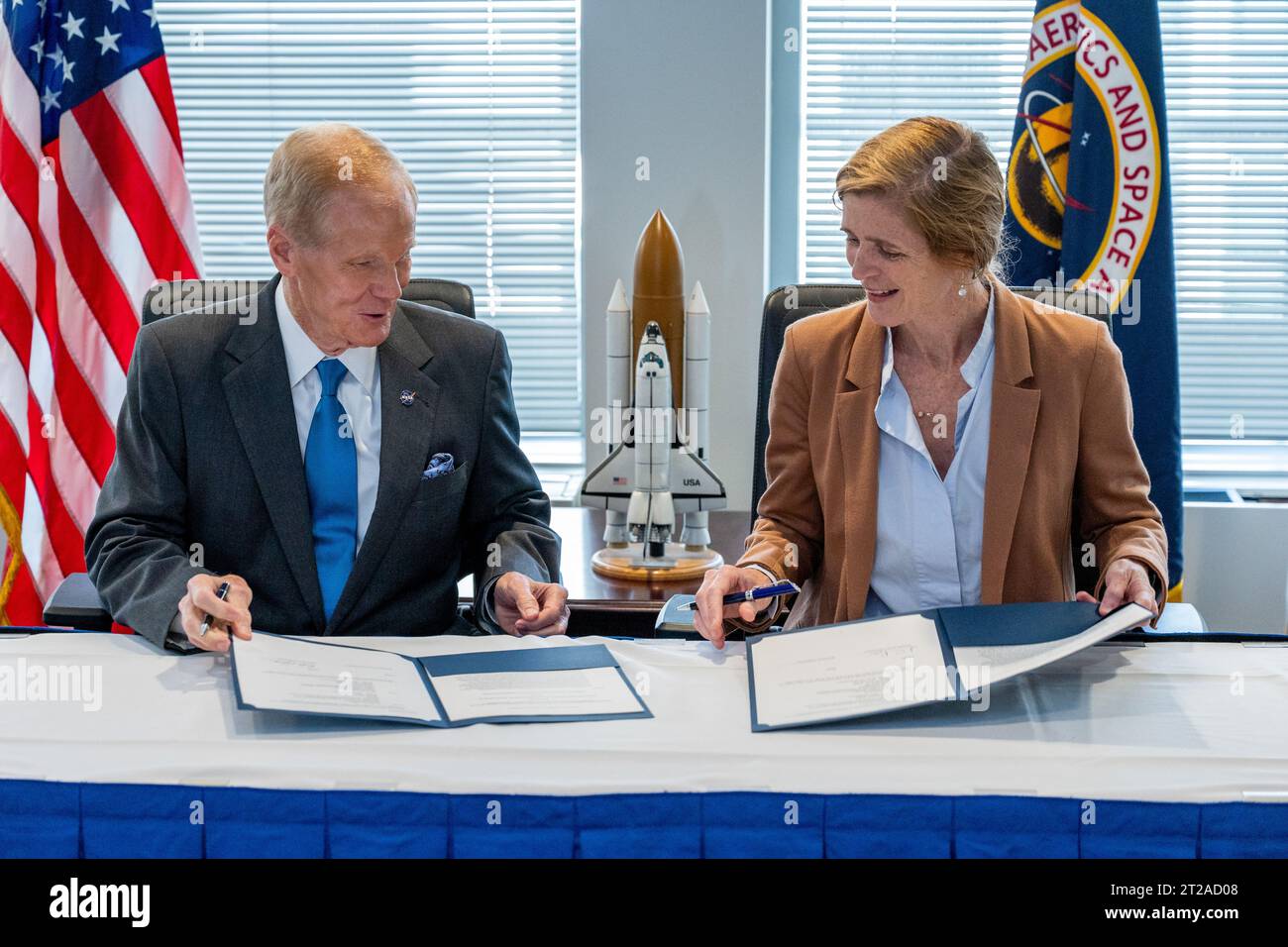 NASA-USAID MoU Signing Ceremony. NASA Administrator Bill Nelson and ...