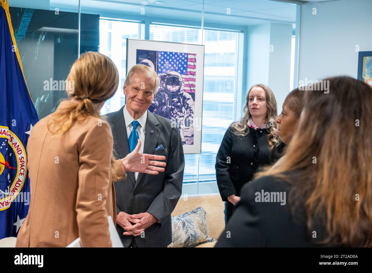 NASA-USAID MoU Signing Ceremony. NASA Administrator Bill Nelson meets ...