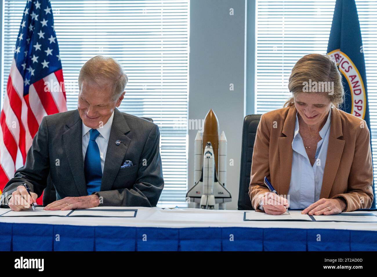 NASA-USAID MoU Signing Ceremony. NASA Administrator Bill Nelson and ...