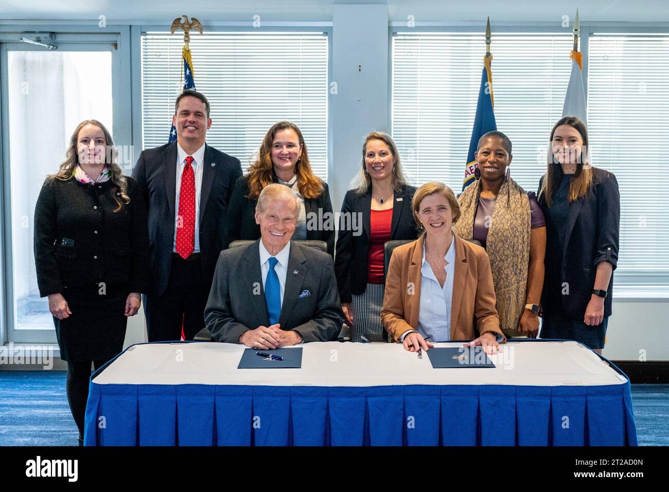 NASA-USAID MoU Signing Ceremony. NASA Administrator Bill Nelson and ...