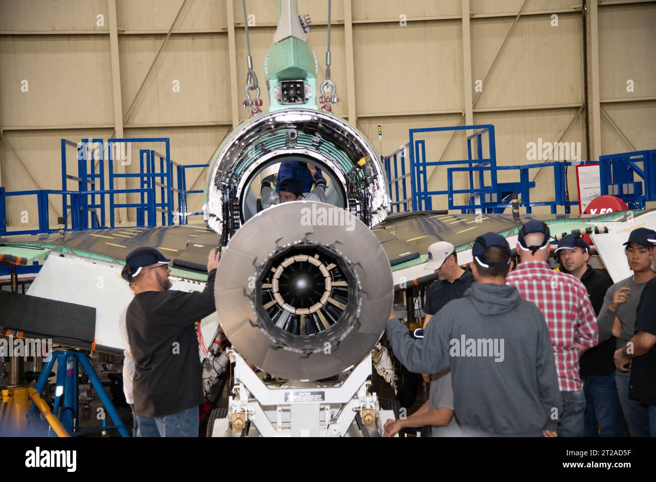 . The engine that will power NASA’s quiet supersonic X-59 in flight is ...