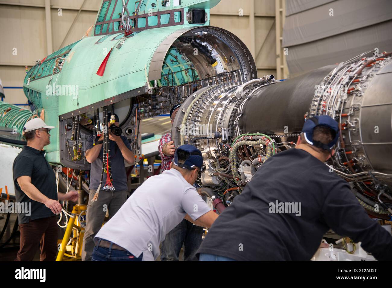 The F414-GE-100 engine was installed on NASA’s X-59 experimental ...