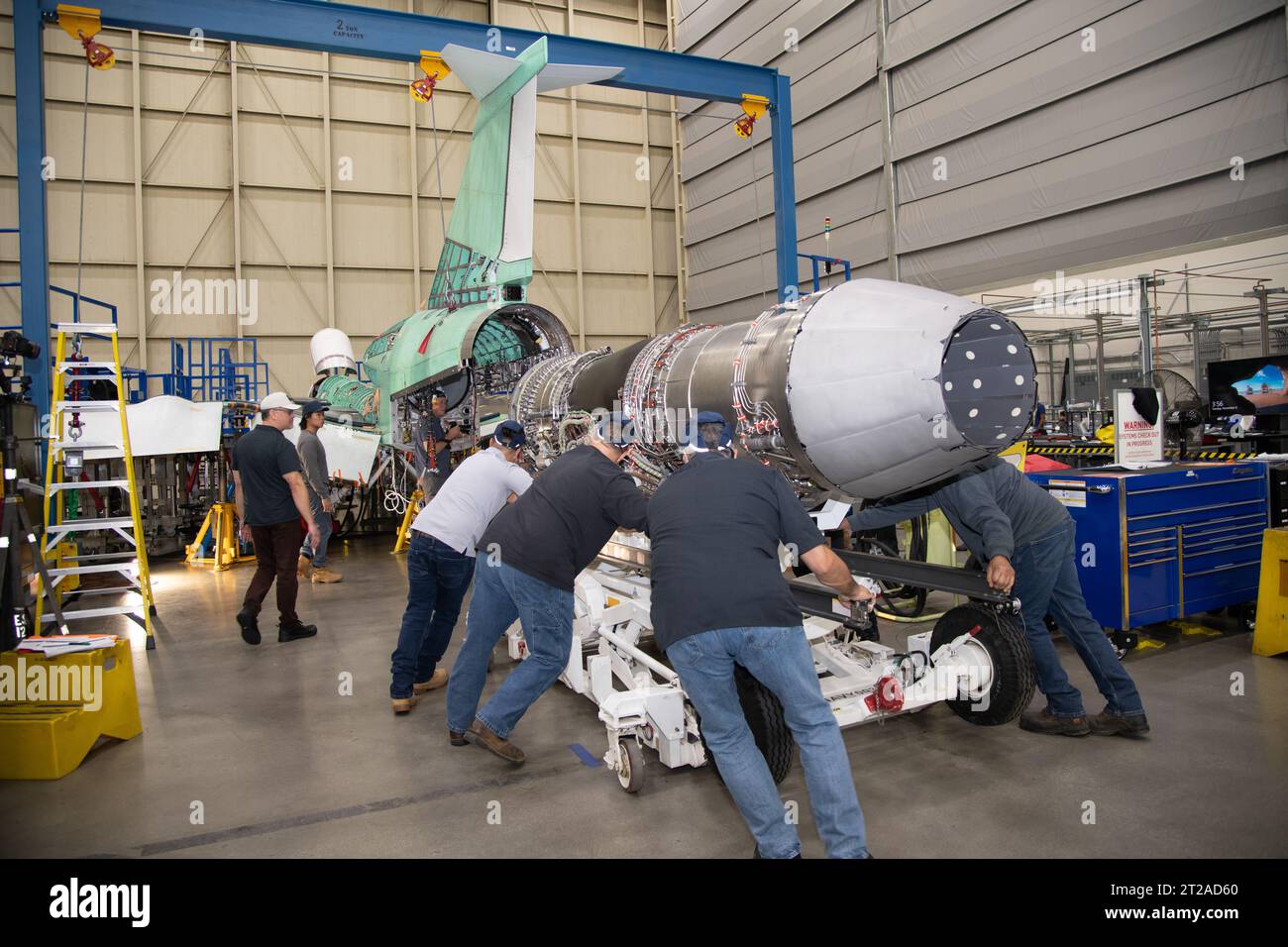 . The engine that will power NASA’s quiet supersonic X-59 in flight is ...