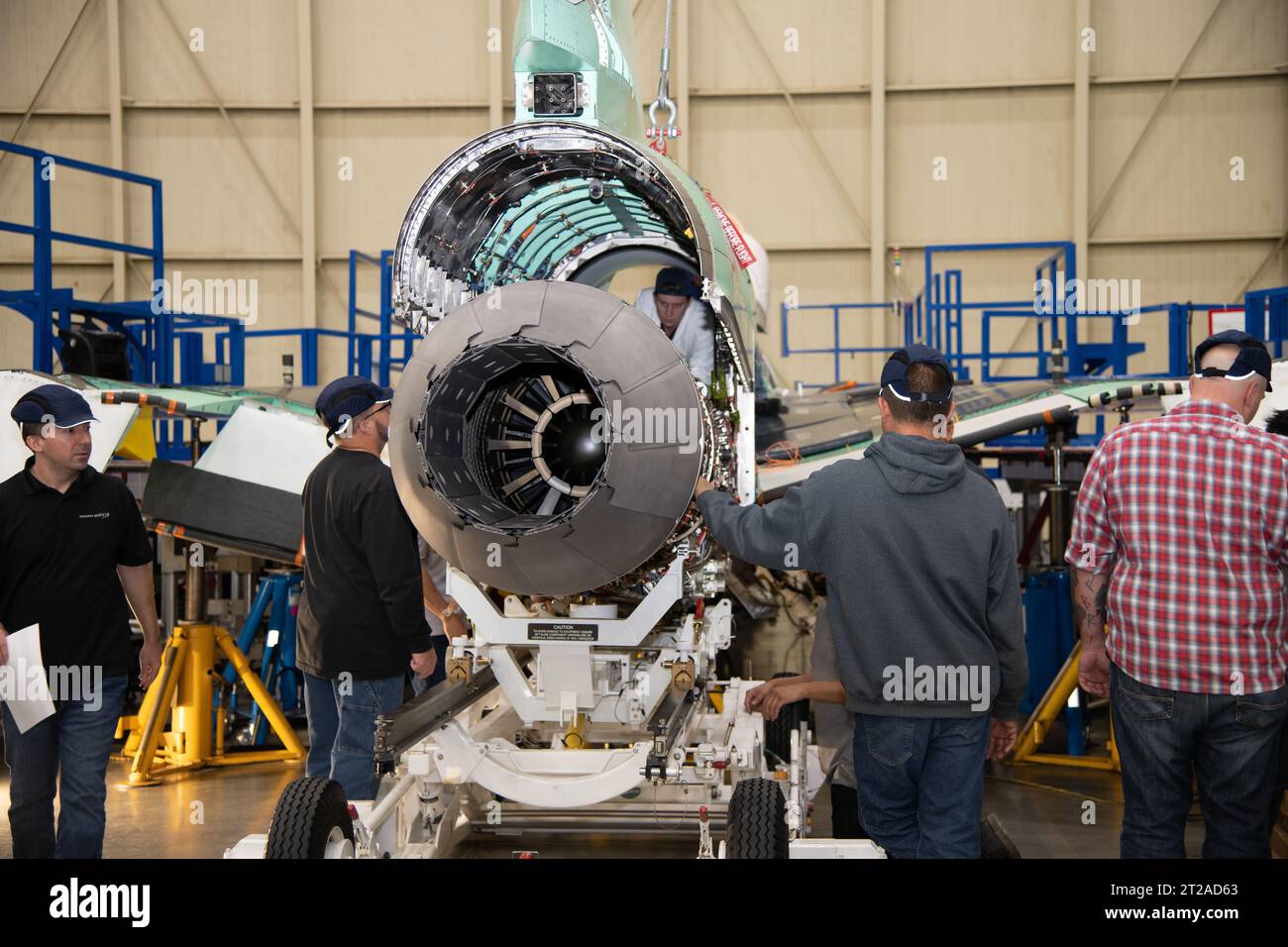 The F414-GE-100 engine was installed on NASA’s X-59 experimental ...