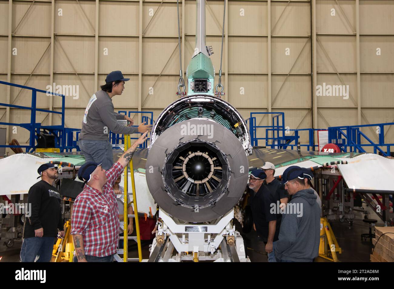 . The engine that will power NASA’s quiet supersonic X-59 in flight is ...