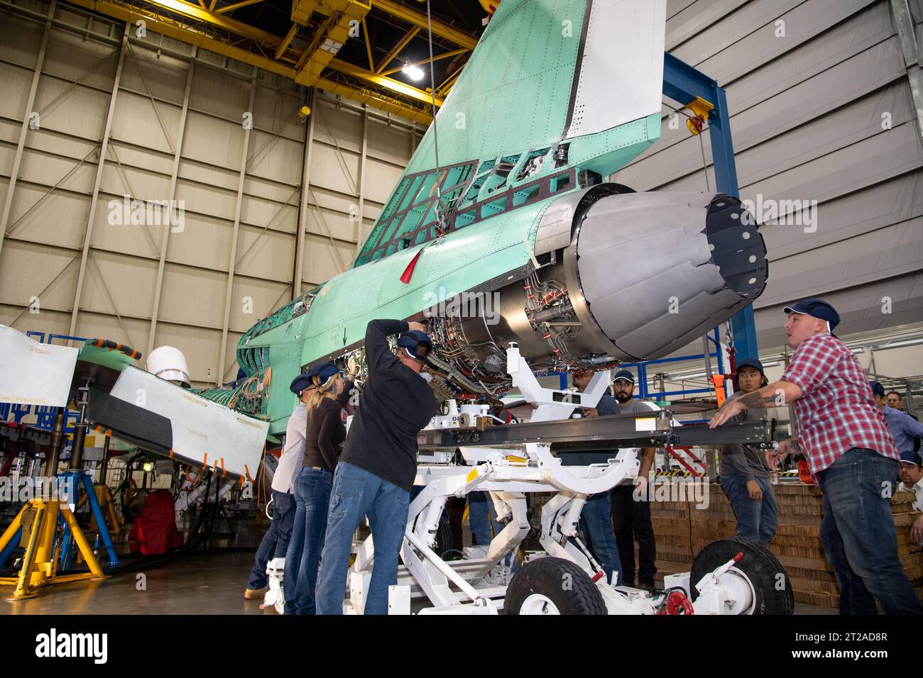 . The engine that will power NASA’s quiet supersonic X-59 in flight is ...