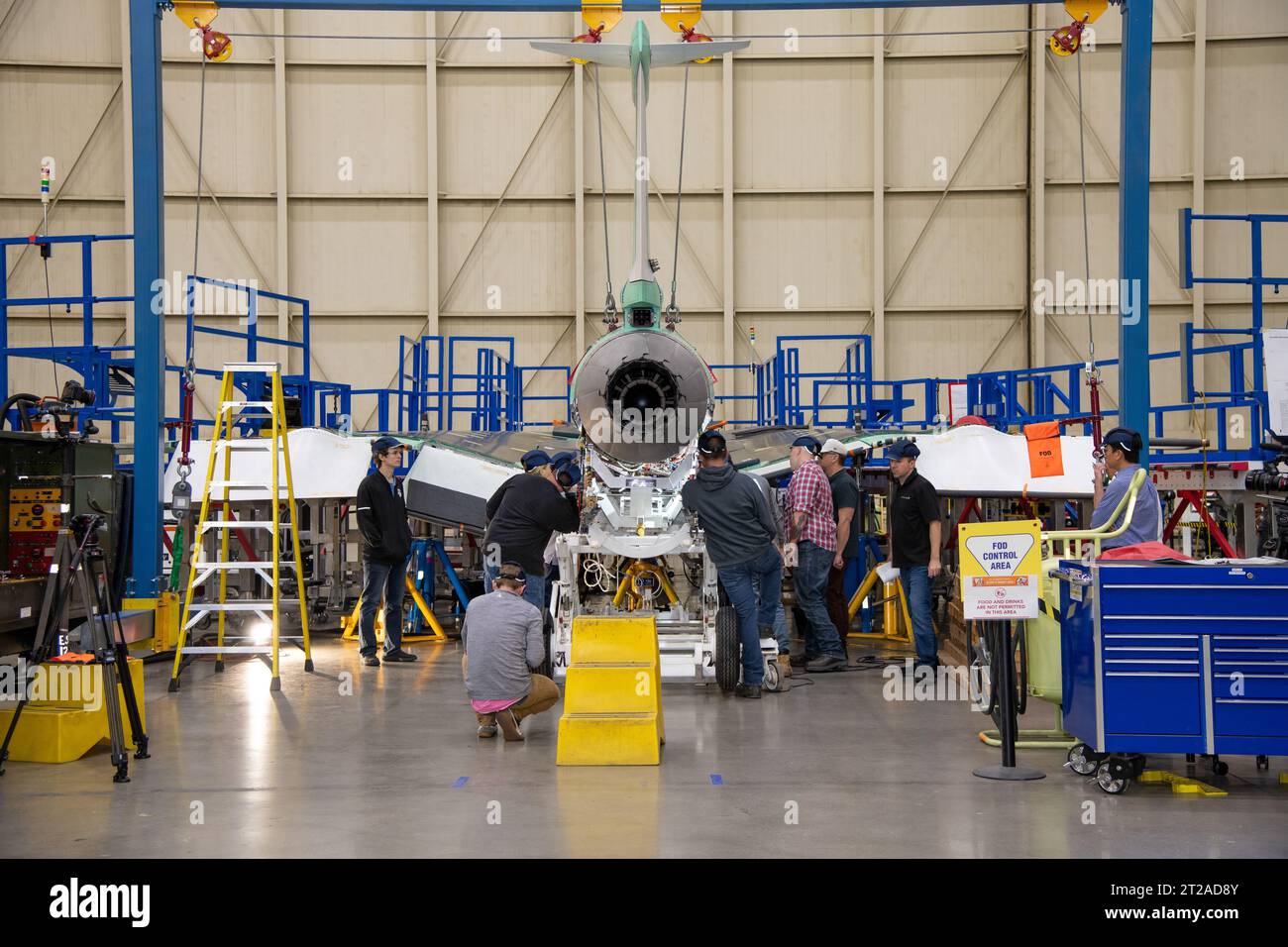 . The engine that will power NASA’s quiet supersonic X-59 in flight is ...