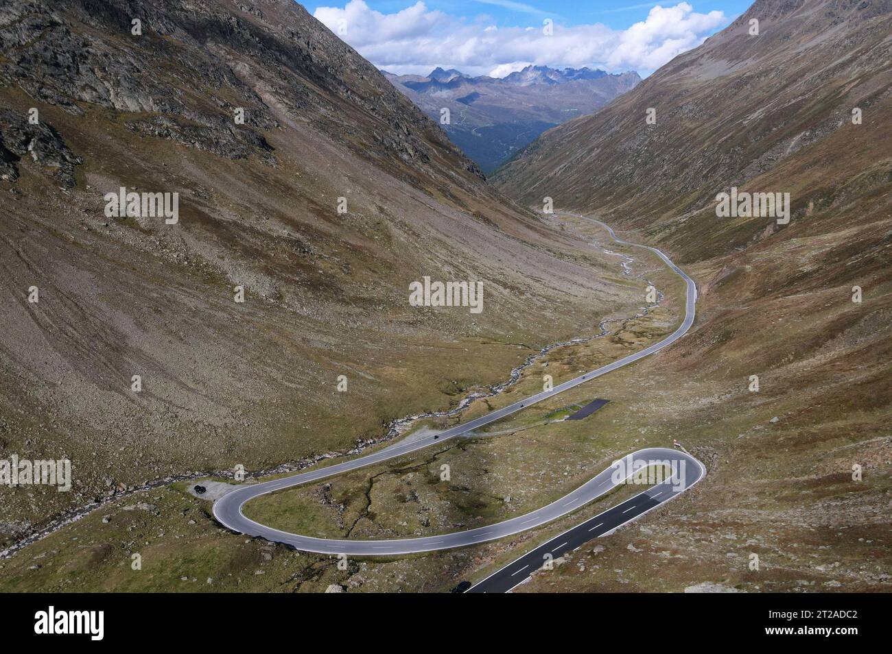 Timmelsjoch Hochalpenstrasse zwischen Österreich und Italien ...