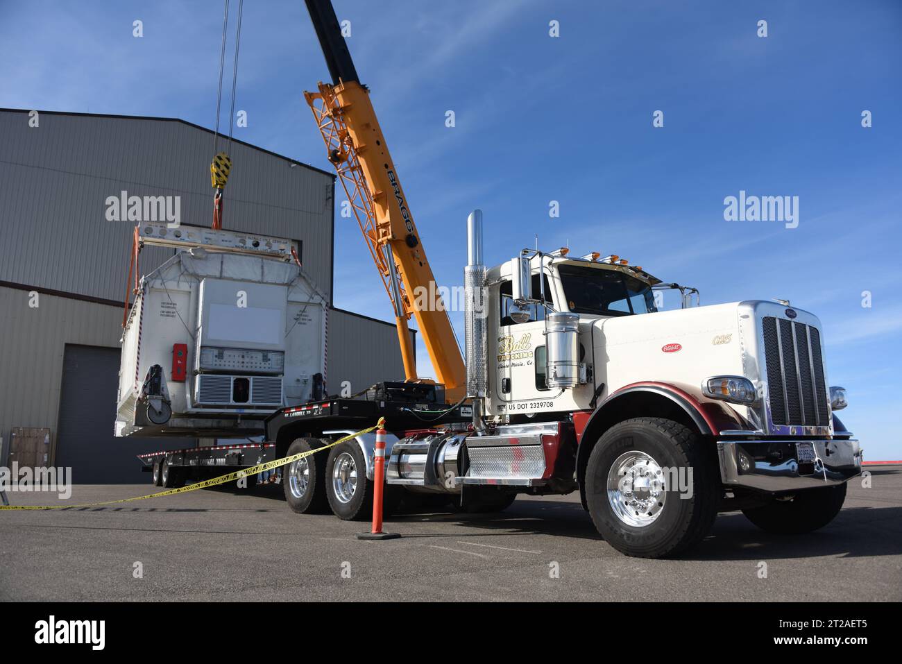 SWOT Spacecraft Transport from Astrotech to SpaceX Facility. The ...