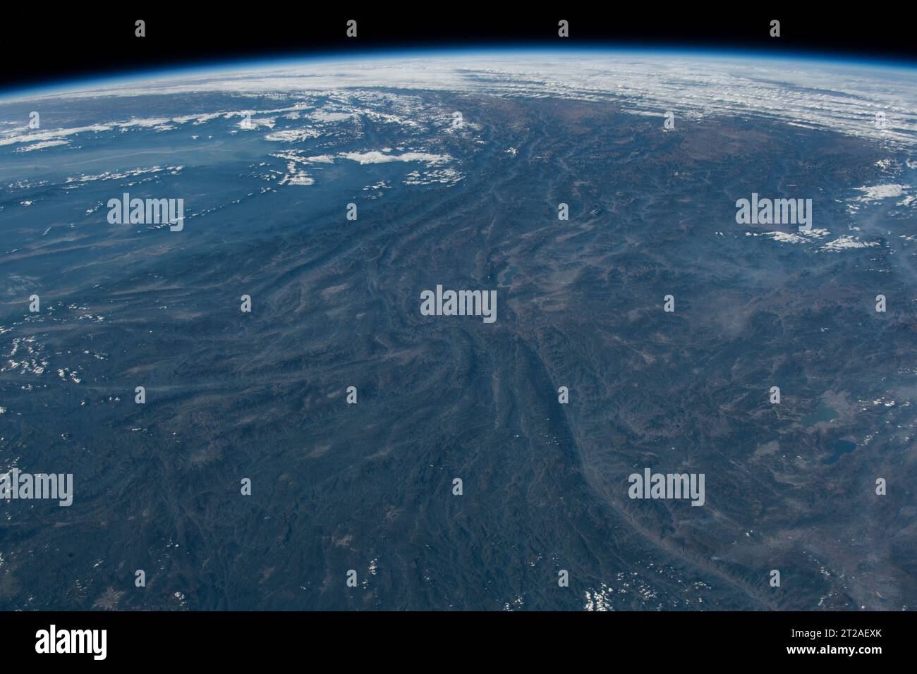 . iss068e023350 (Nov. 22, 2022) --- The Yunnan-Guizhou Plateau region ...