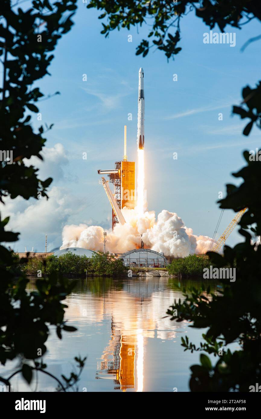 SpaceX CRS-26 Liftoff, Remote Cam #3. The SpaceX Falcon 9 rocket ...