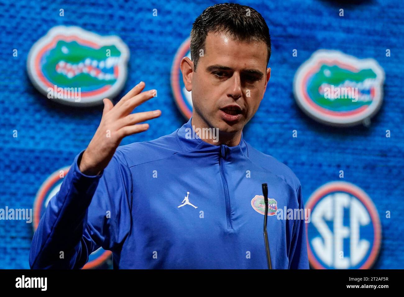 Florida NCAA college basketball head coach Todd Golden speaks during ... Florida NCAA college basketball head coach Todd Golden speaks during ...