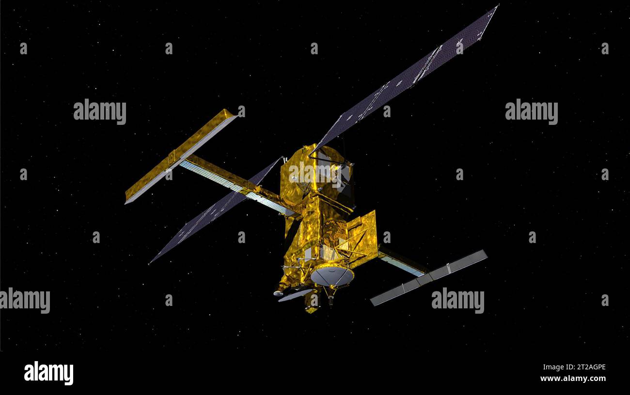 . SWOT in Orbit With View of KaRIn Instrument (Illustration). This ...