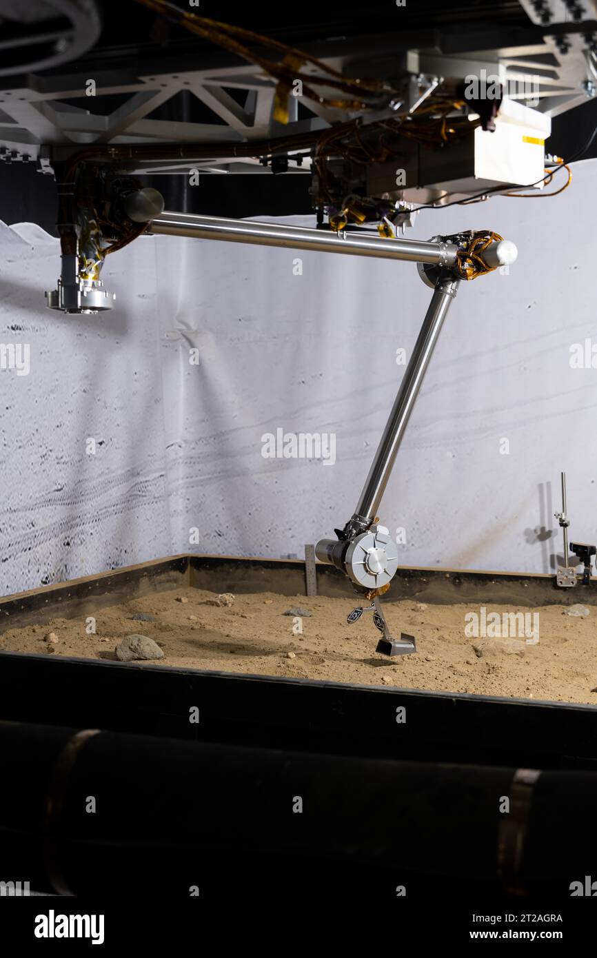 . NASA's COLDArm at Lunar Regolith Simulant Test Bed. The 3D-printed ...