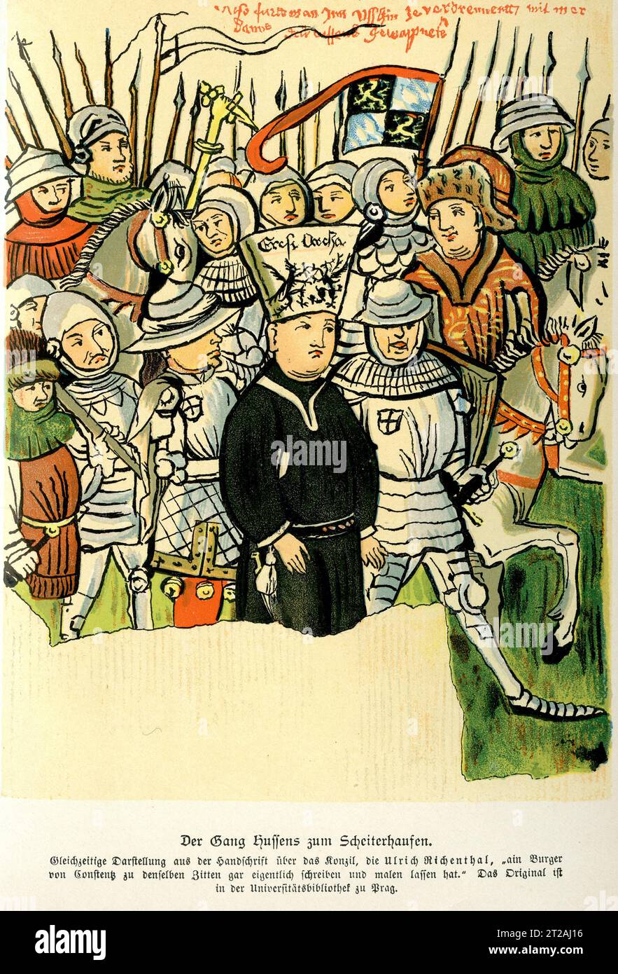 Miniature from the Council of Constance chronicles by Ulrich von ...