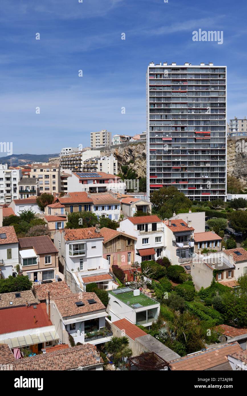 22 Storey Tower block 'La Grande Corniche' (1964) by Louis Olmeta ...