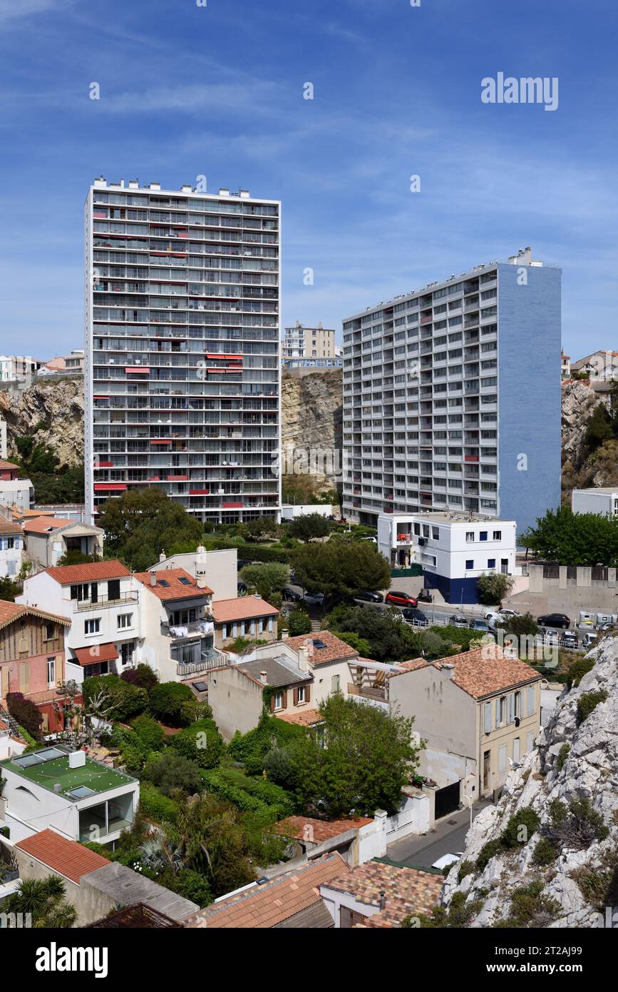 22 Storey Tower block 'La Grande Corniche' (1964) by Louis Olmeta ...