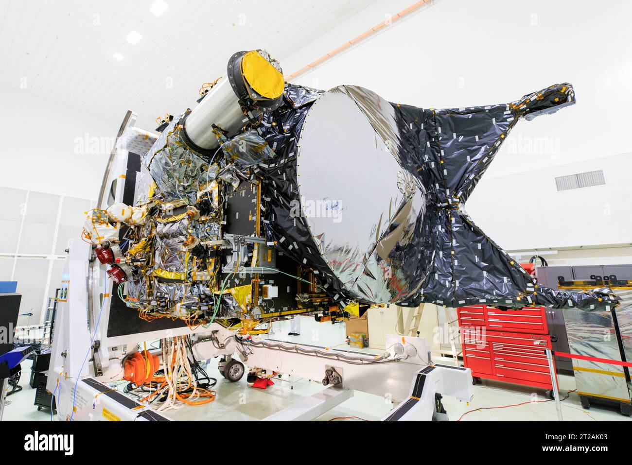 Psyche Prelaunch Spacecraft Processing Nasas Psyche Spacecraft Is