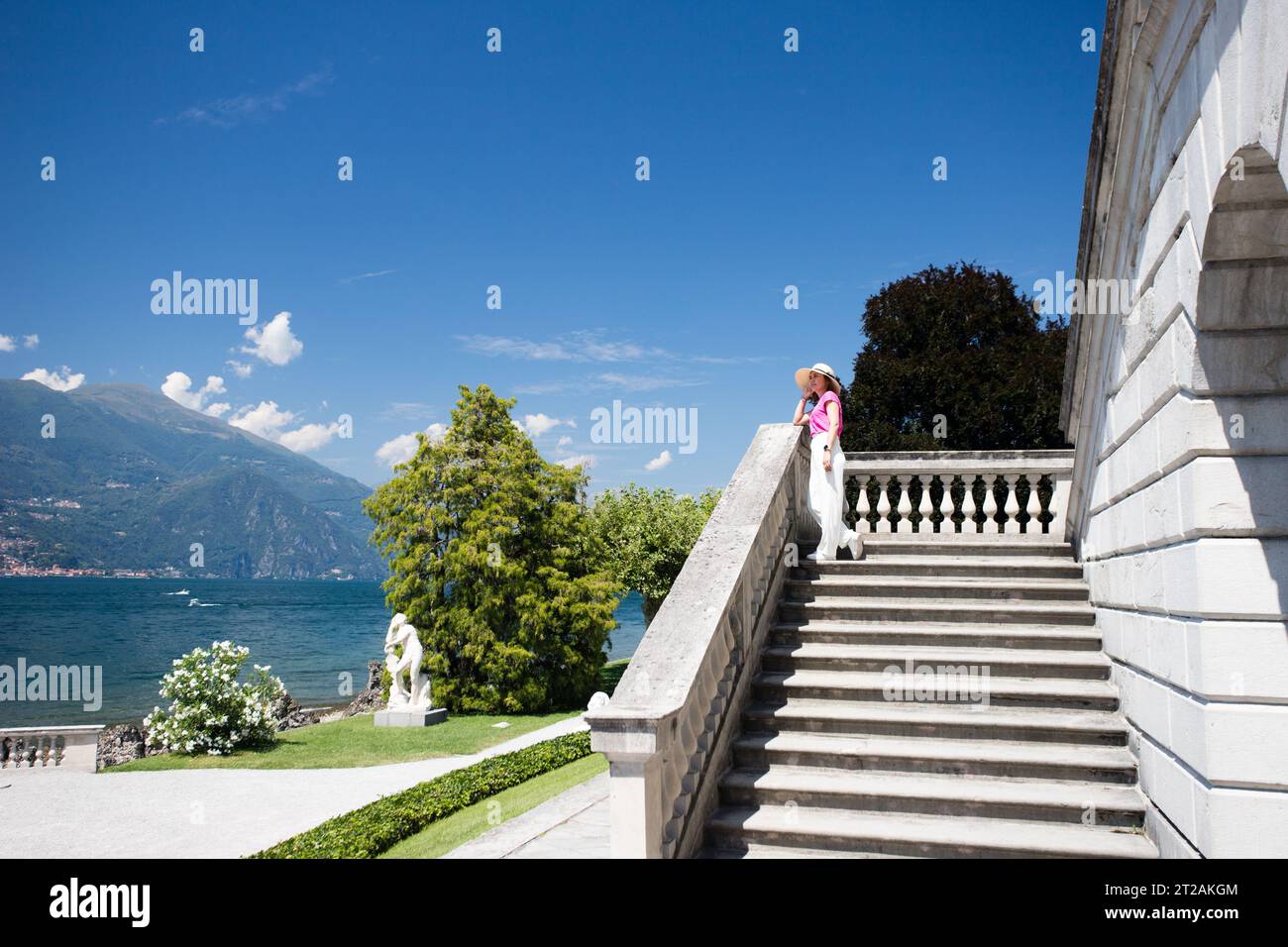 Sightseeing in Lake Como, Italy Stock Photo - Alamy