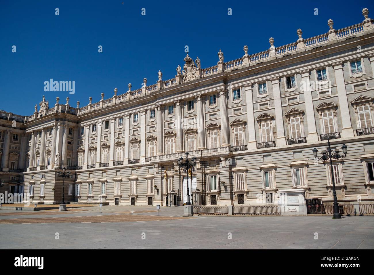 Royal Palace in Madrid Spain Stock Photo - Alamy