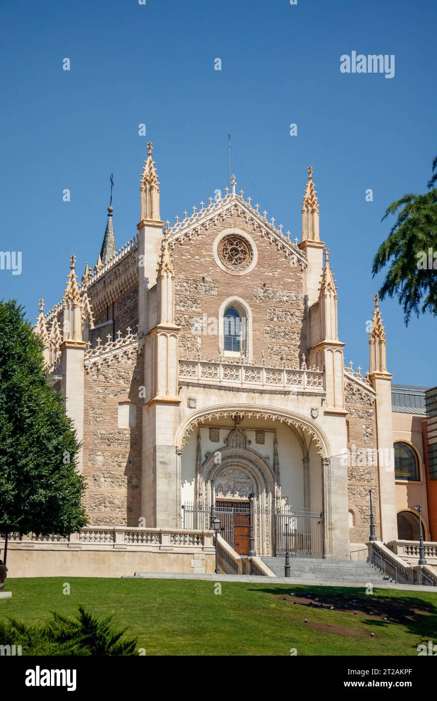 San Jeronimo Chapell in Madrid City Stock Photo - Alamy