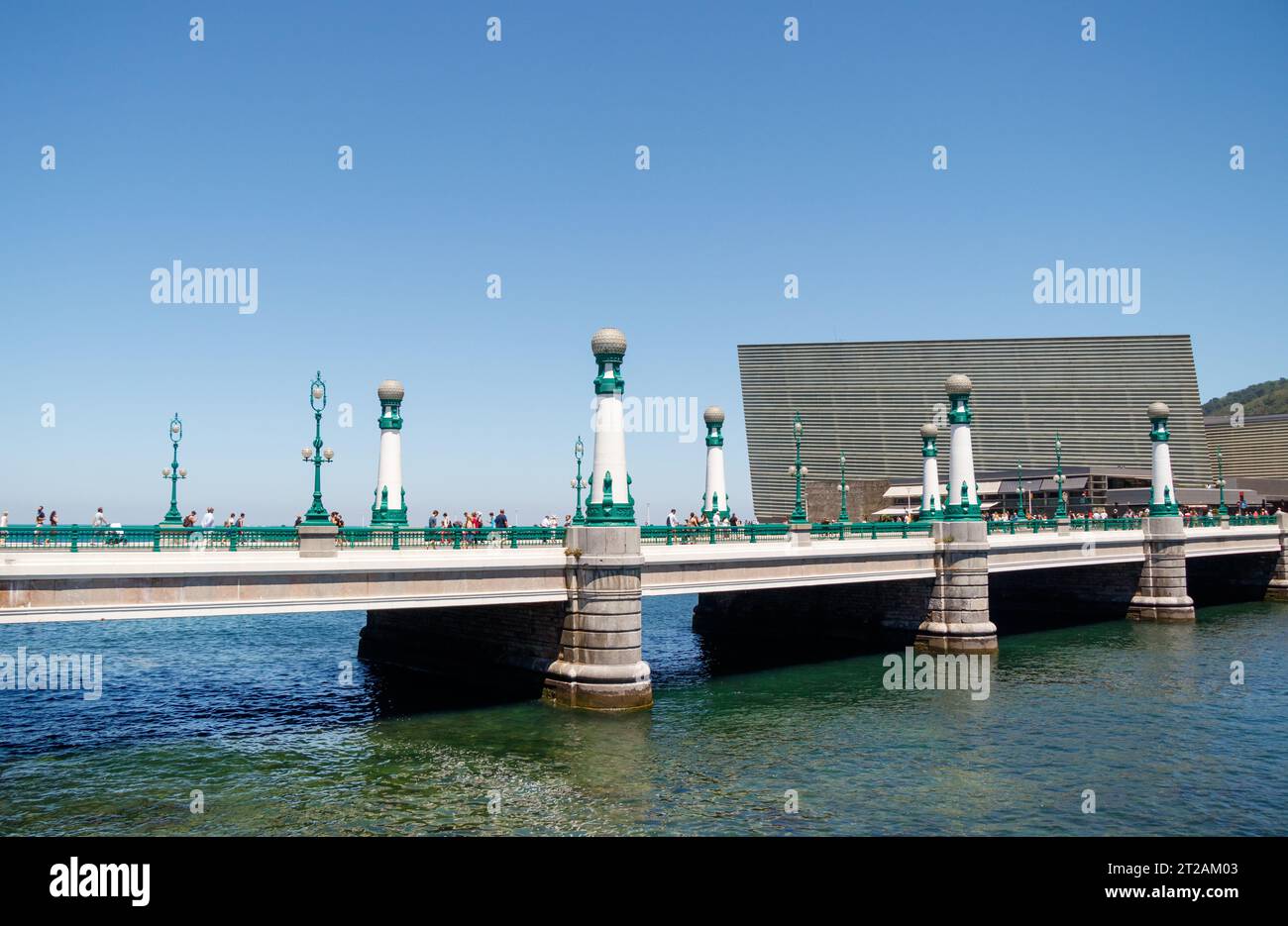 Typical architecture of San Sebastian City in Spain Stock Photo - Alamy