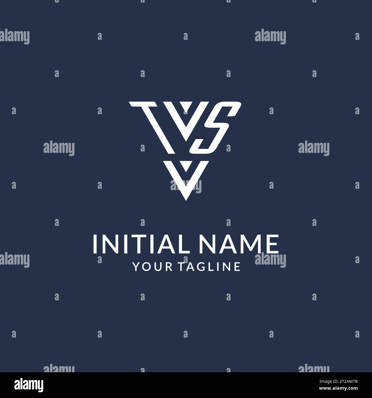 TS triangle monogram logo design ideas, creative initial letter logo with triangular shape logo ...