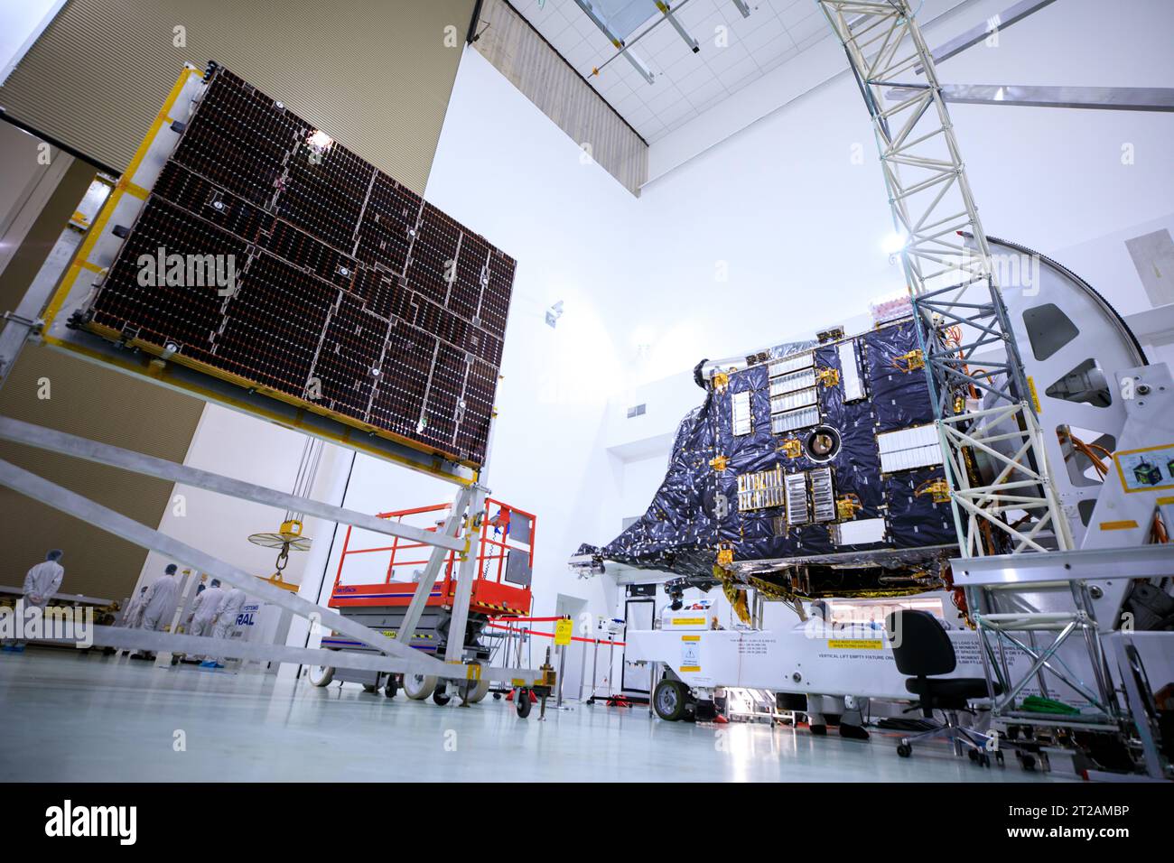 Psyche Solar Array Unboxing. Solar arrays for the agency’s Psyche ...