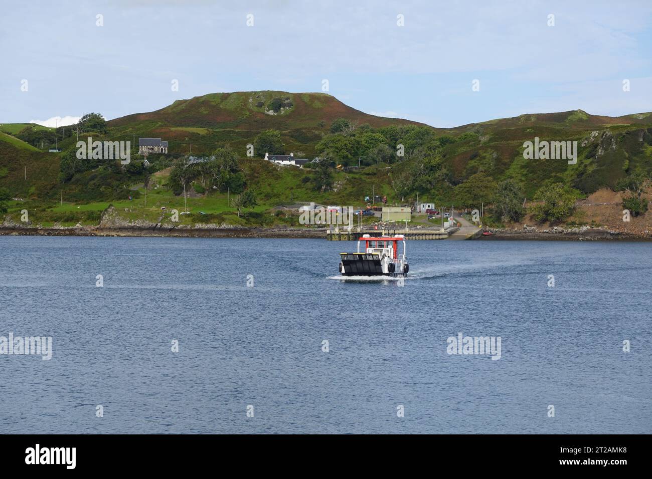 The Kerrera Ferry connecting Gallanach on the Scottish mainland to ...