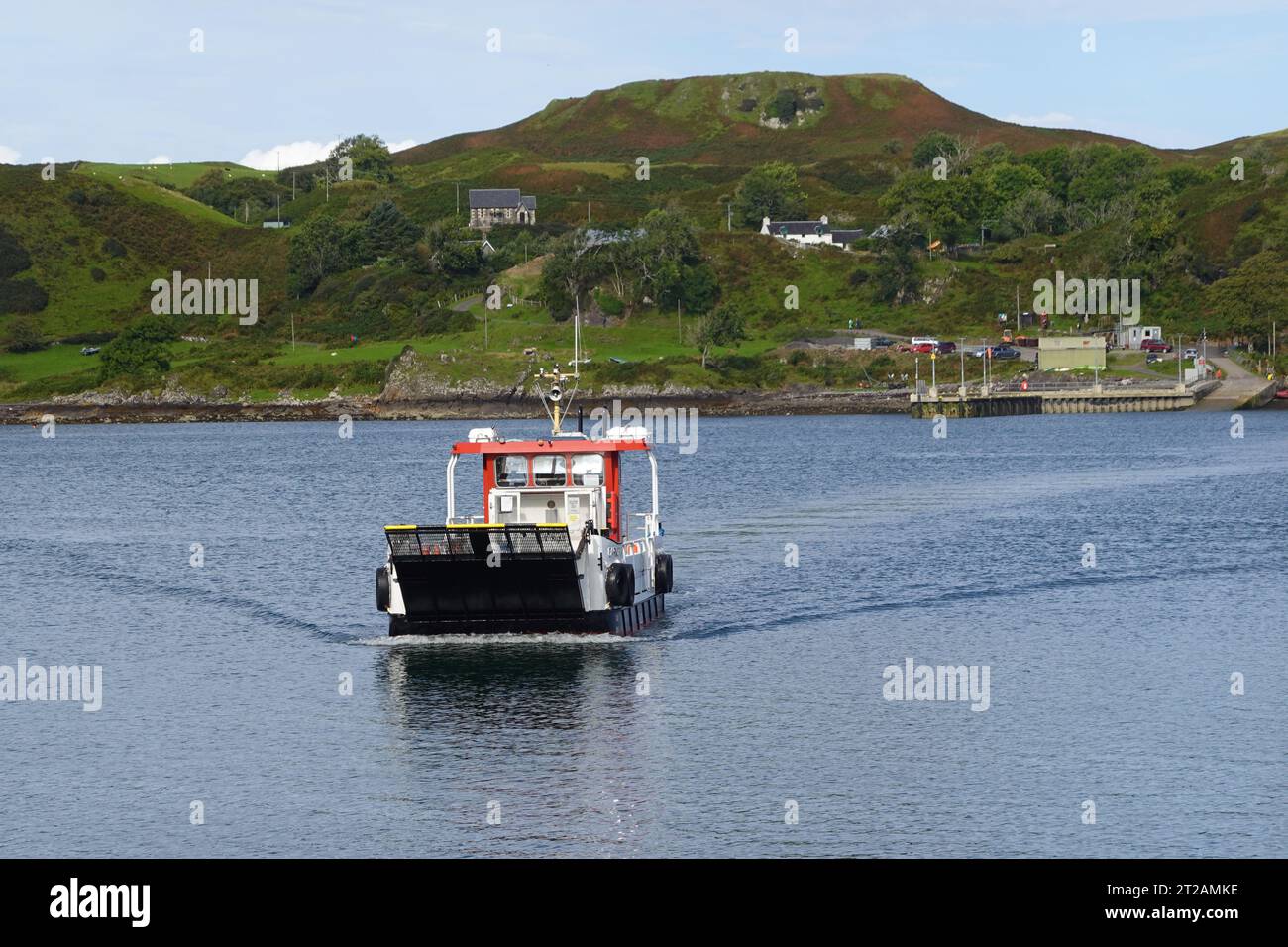 The Kerrera Ferry connecting Gallanach on the Scottish mainland to ...