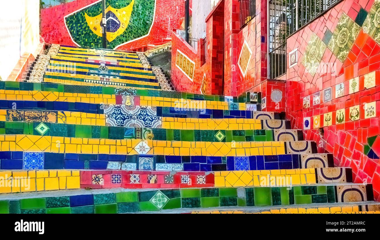 The selaron steps local hi-res stock photography and images - Alamy