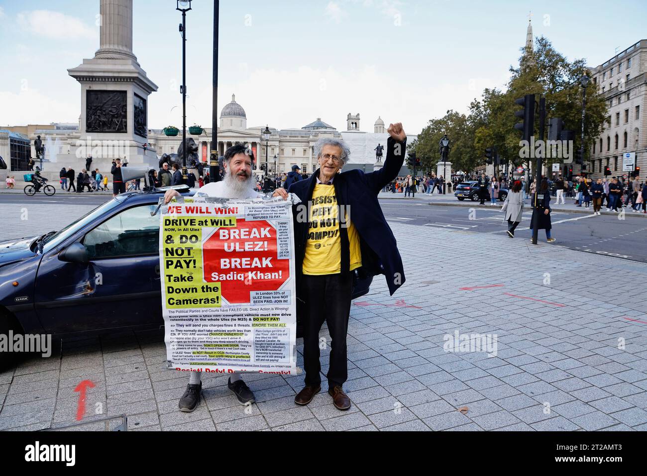 Ulez london protest hi-res stock photography and images - Alamy
