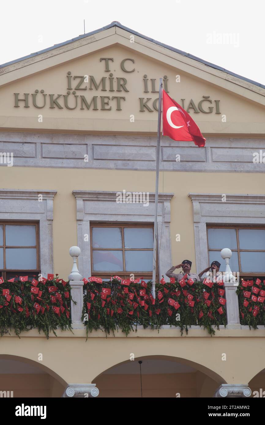 Izmir, Turkey, September, 9, 2023, In celebration of the city's ...