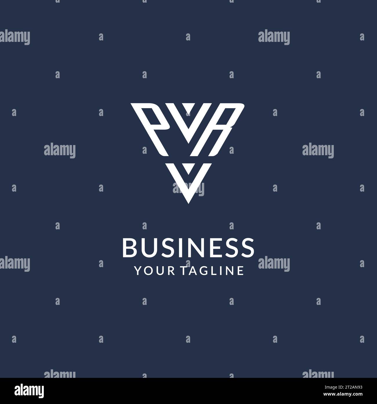 PR triangle monogram logo design ideas, creative initial letter logo ...