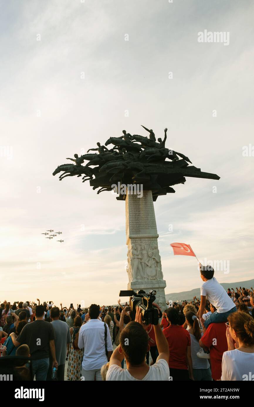 Izmir, Turkey, September 9, 2023: The acclaimed Turkish Stars fighter ...