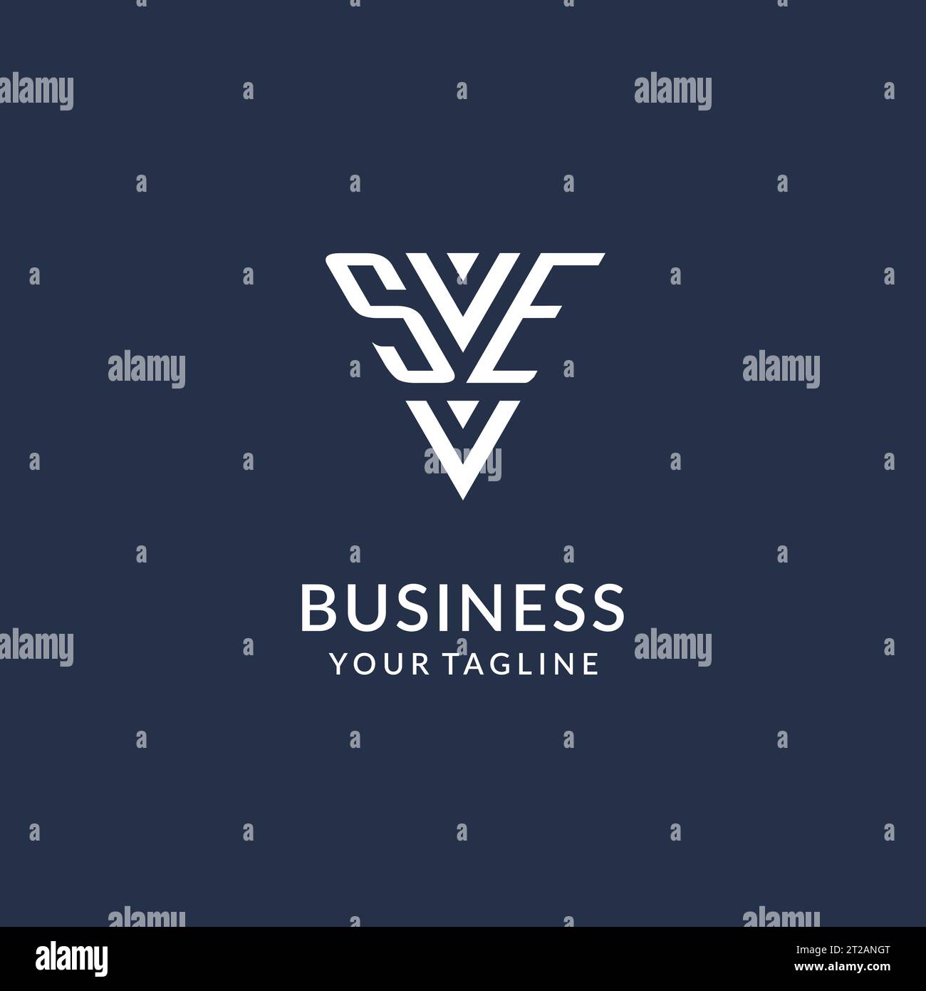 SE triangle monogram logo design ideas, creative initial letter logo ...