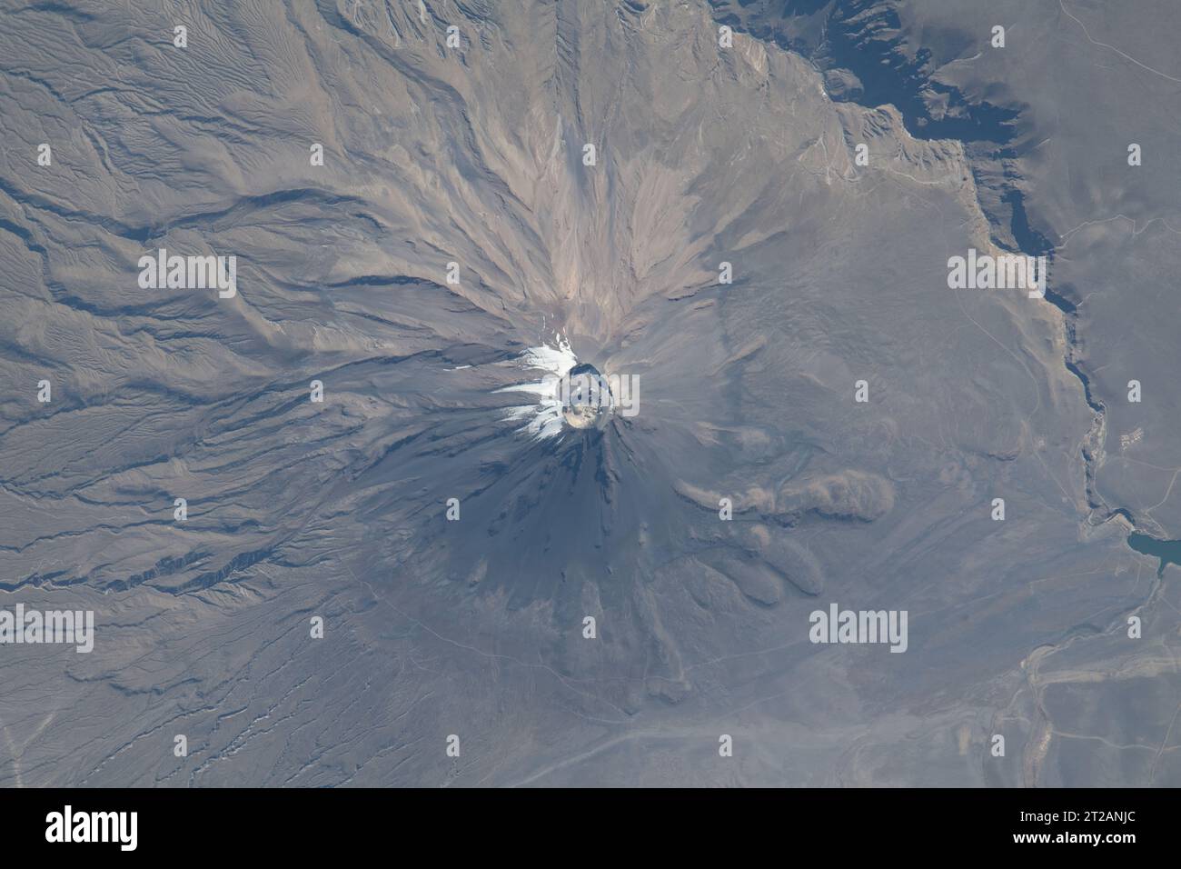 . iss069e033636 (July 19, 2023) -- El Misti Volcano, which towers 5,822 ...