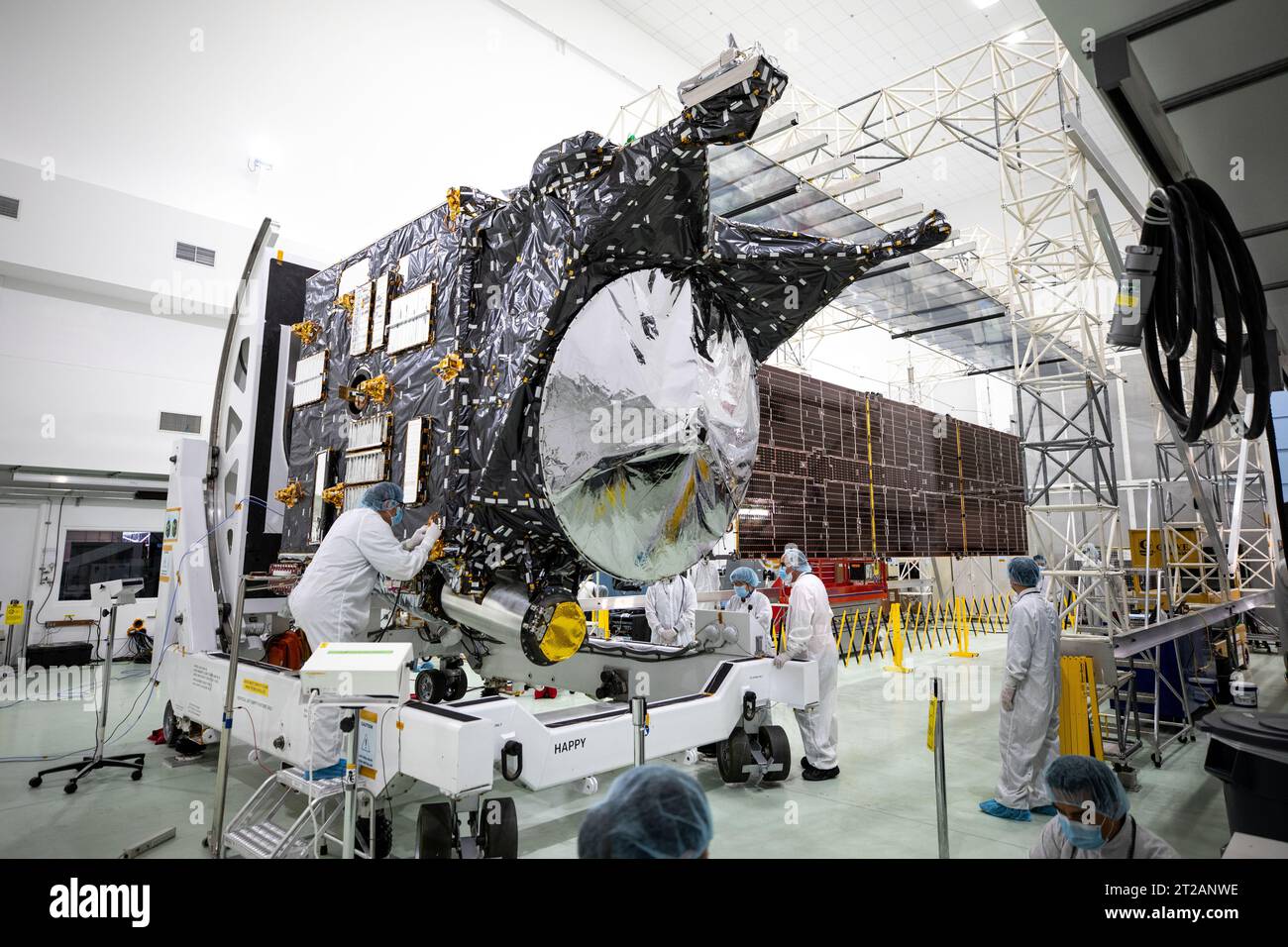 NASA's Psyche Solar Array Integration. The first of two solar arrays ...