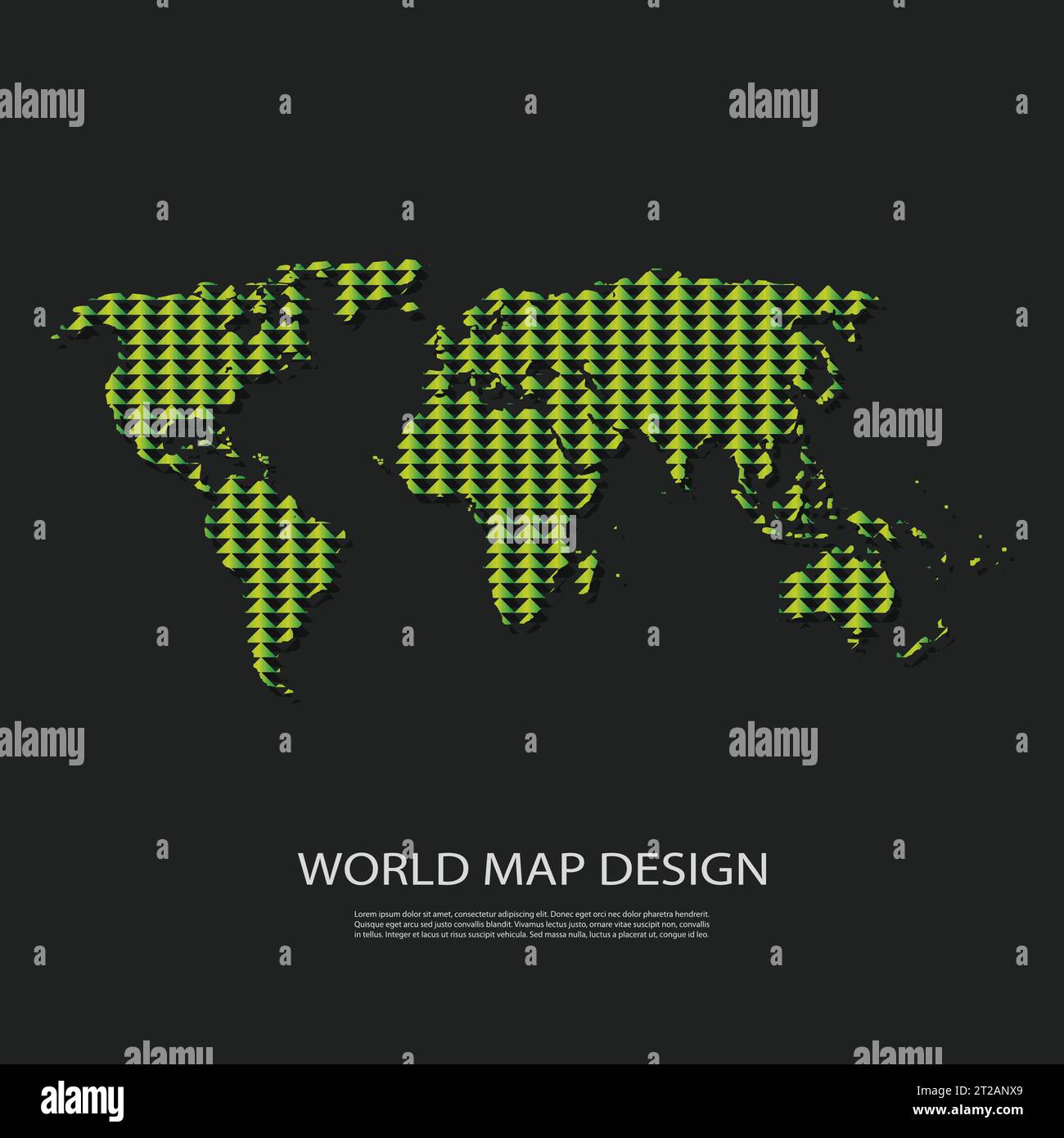 Africa green wall map hi-res stock photography and images - Alamy