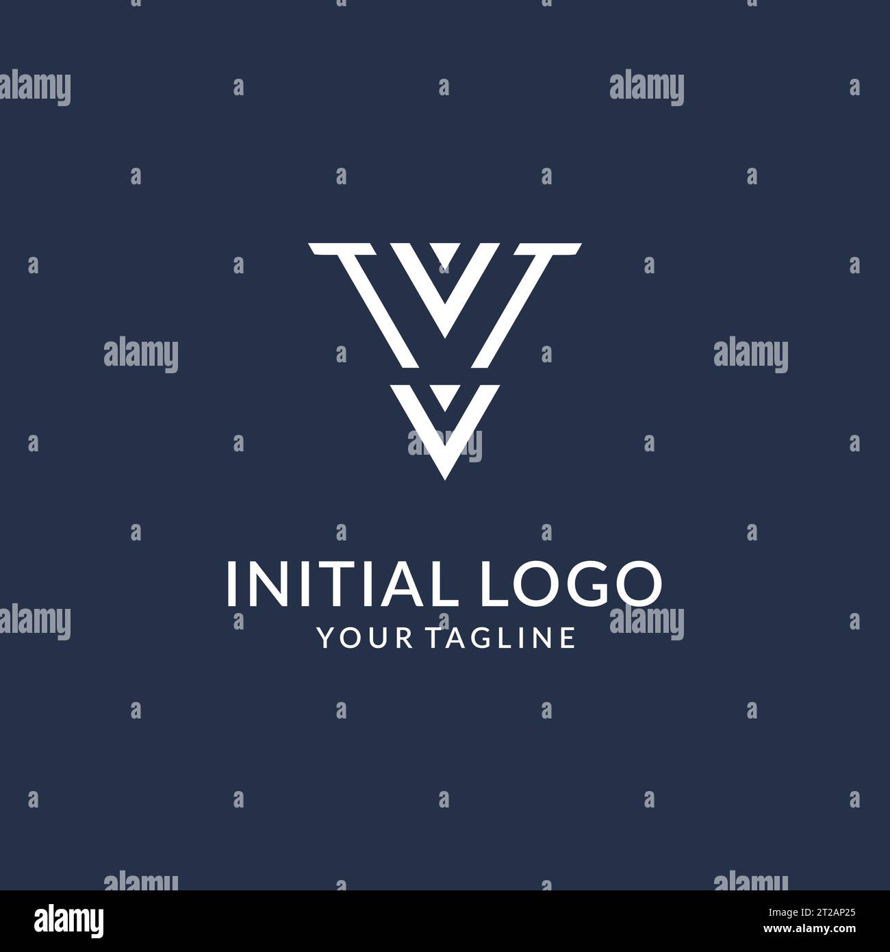 TT triangle monogram logo design ideas, creative initial letter logo ...