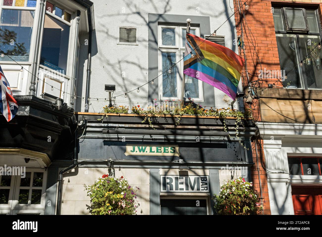 REM Bar. Canal Street, Manchester Stock Photo - Alamy